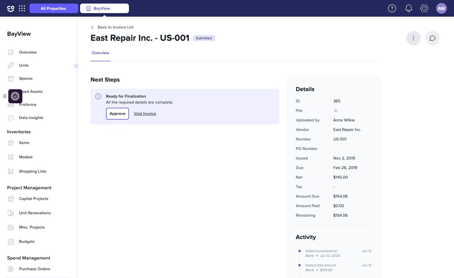 Invoices – HappyCo