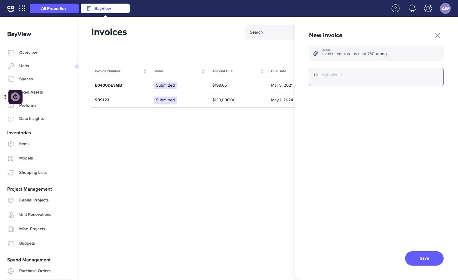 Invoices – HappyCo