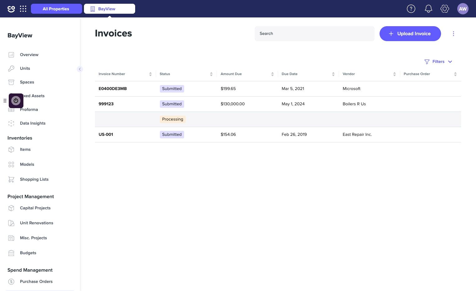 Invoices – HappyCo