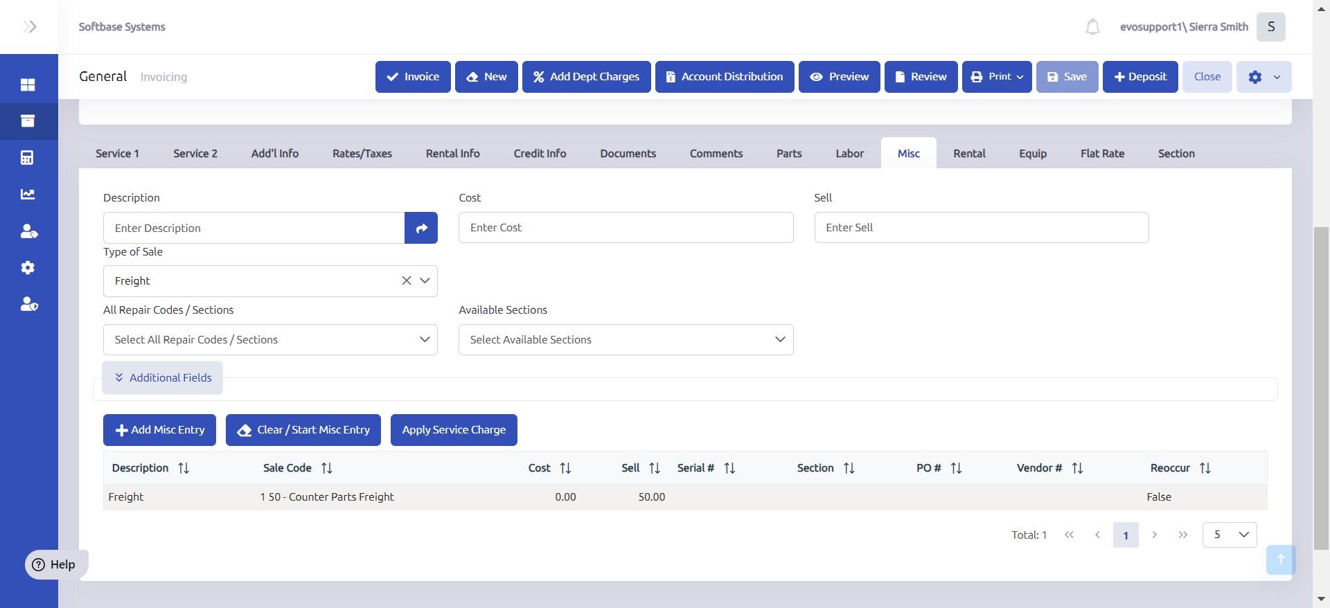 How to Link a Misc Item from a Work Order to a Purchase Order