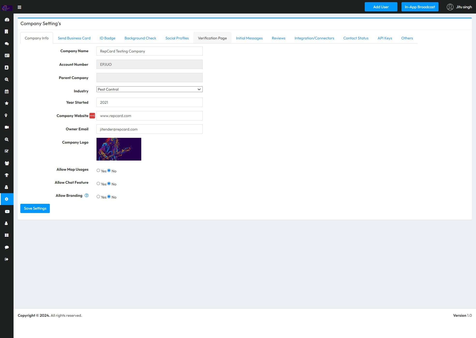 How to Edit the Verification URL on the ID Badge – RepCard Help Center