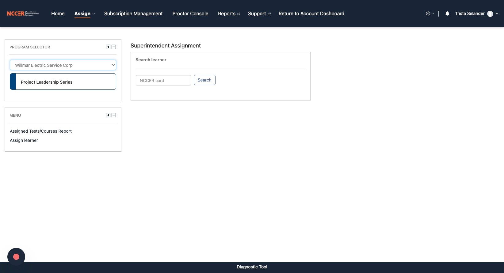 Facilitator: Accessing Learner Reports for the Construction ...