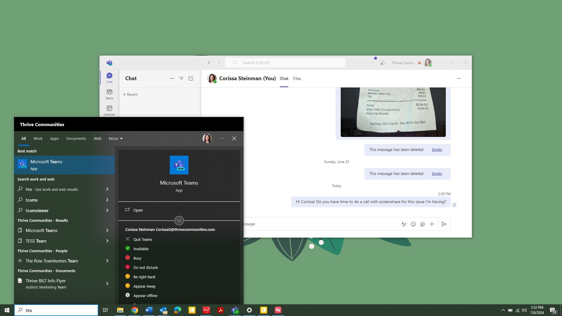 Using Microsoft Teams – Thrive Communities