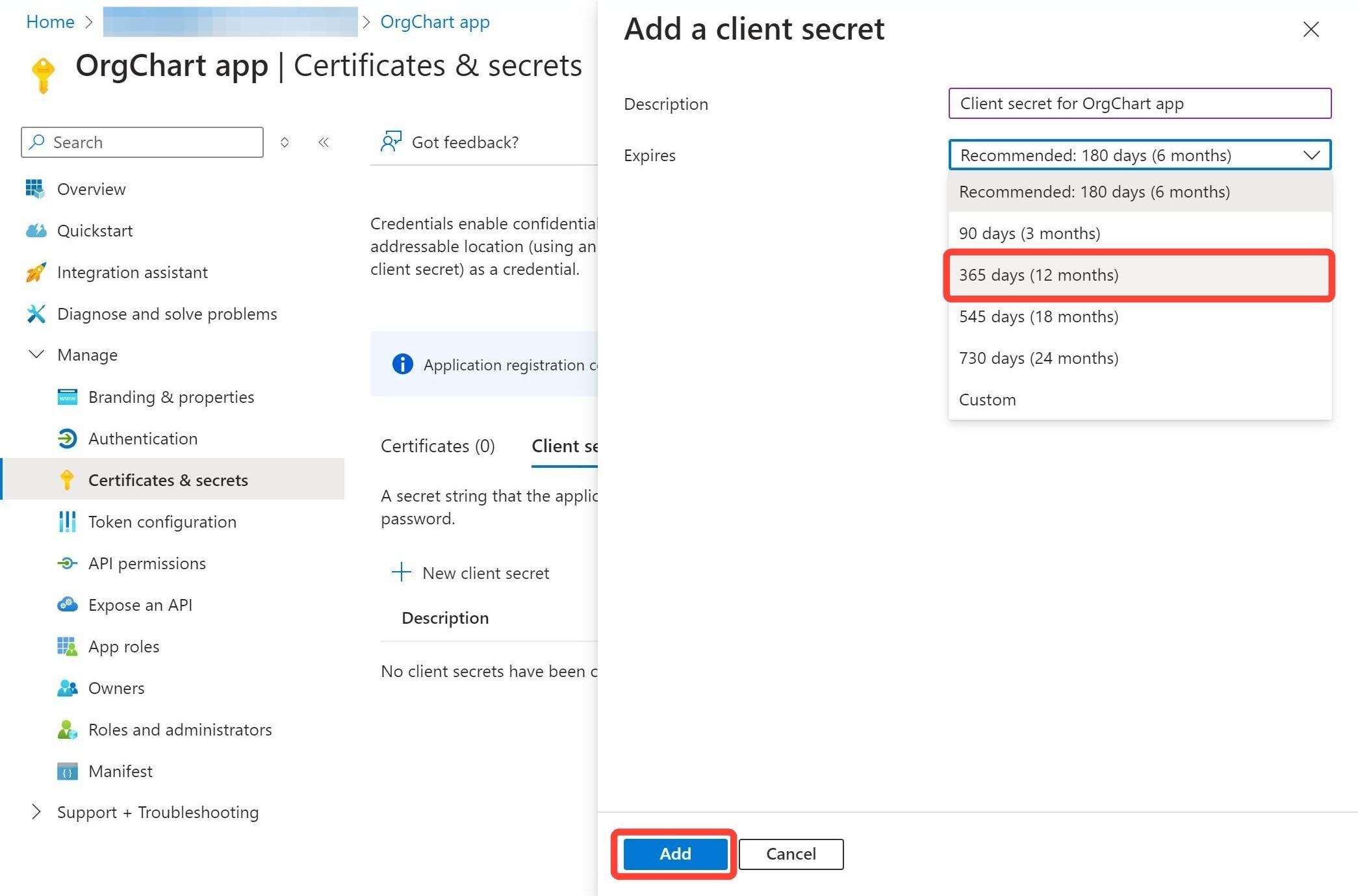 Entra ID (Azure AD) – OrgChart
