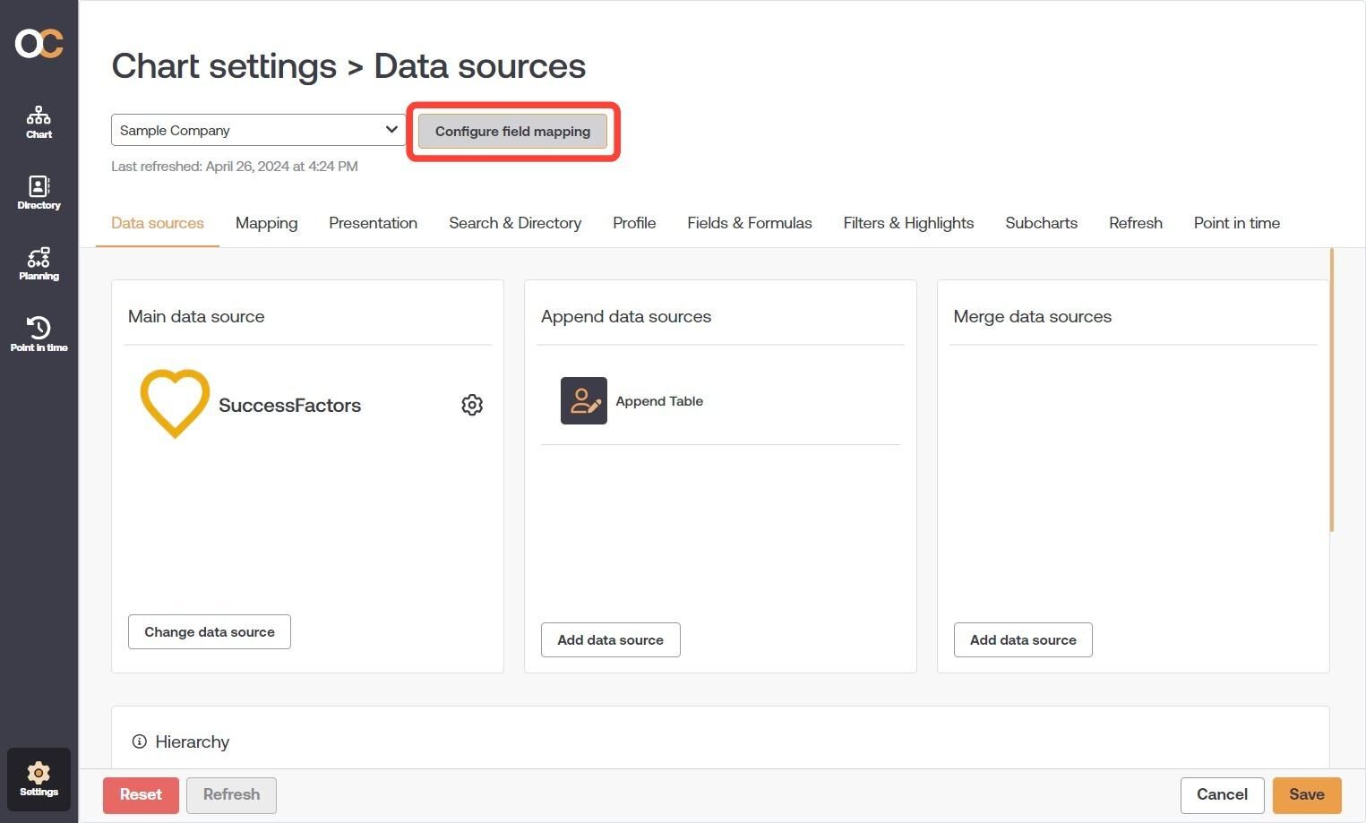 SuccessFactors – OrgChart
