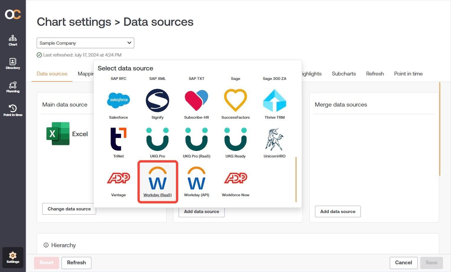 Workday (RaaS) – OrgChart