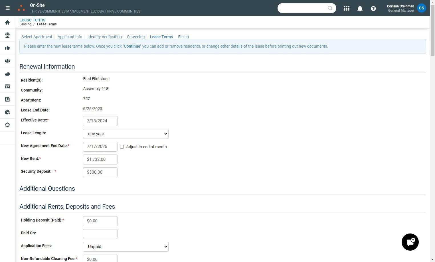 Lease Expiration and Renewal Processes – Thrive Communities