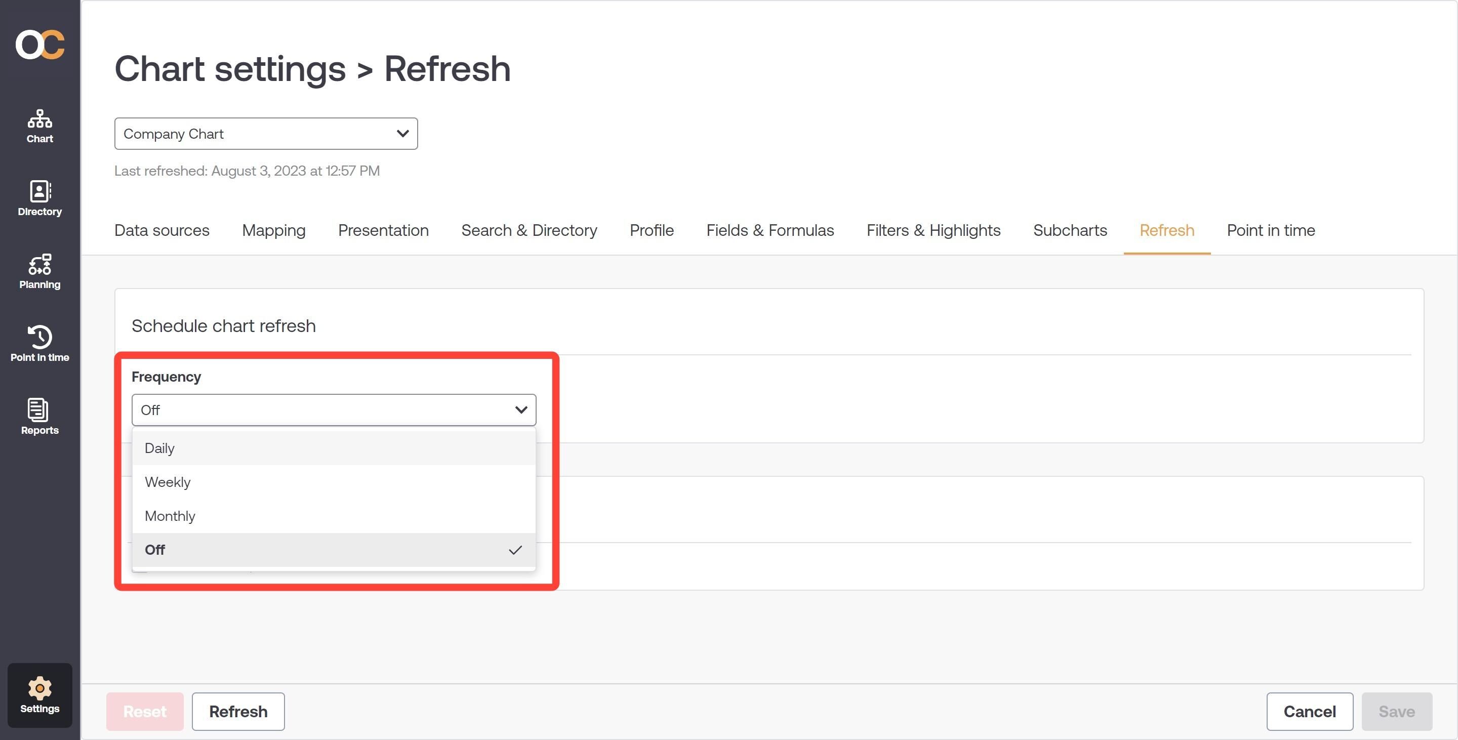 Data Synchronization – OrgChart