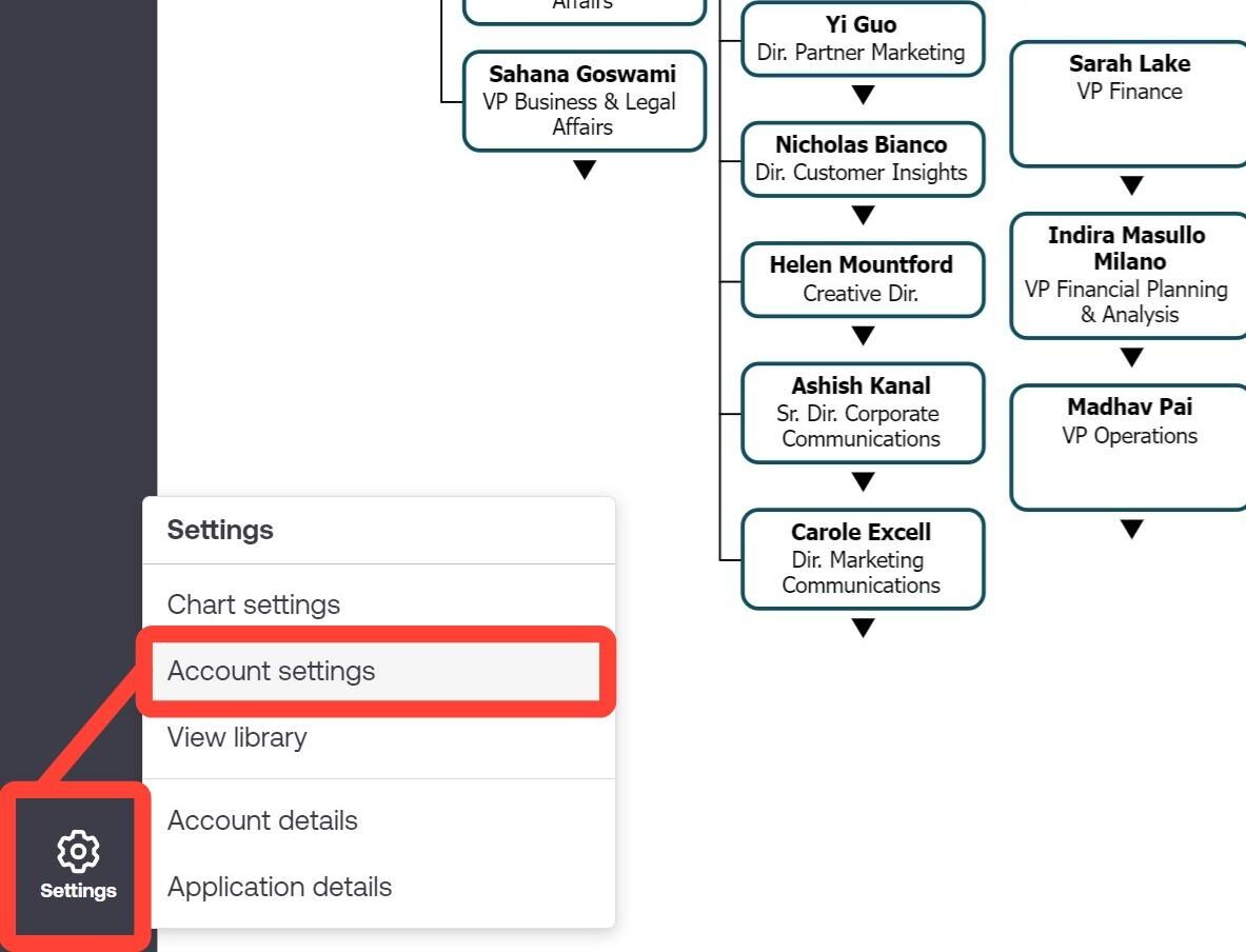 Creating a Base Chart – OrgChart