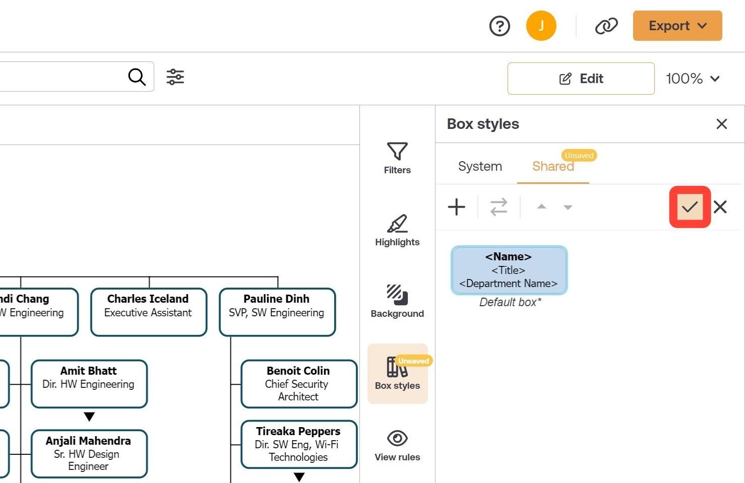 Admin tutorial 2: Creating views – OrgChart