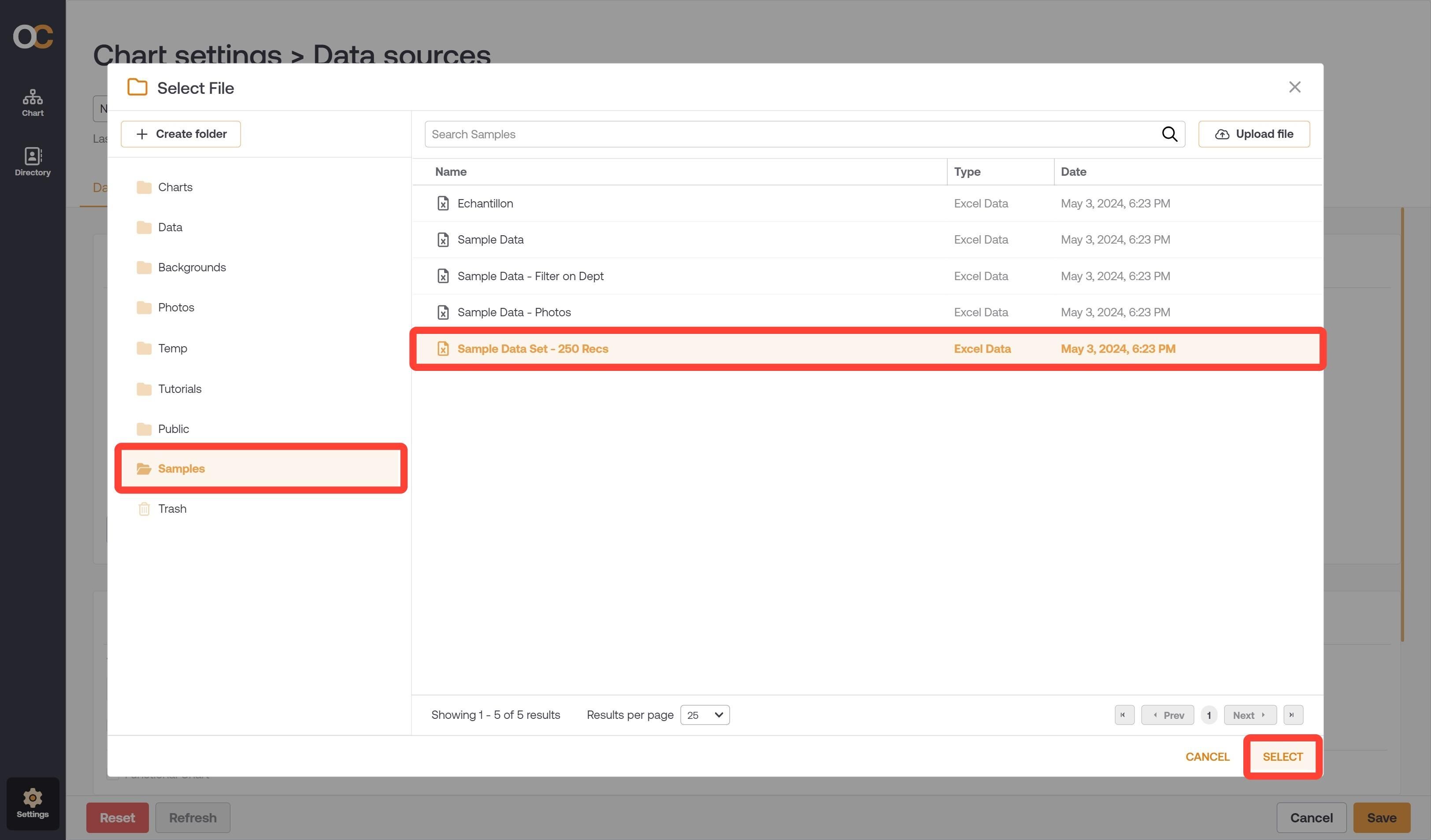 Admin tutorial 1: Creating a base chart – OrgChart