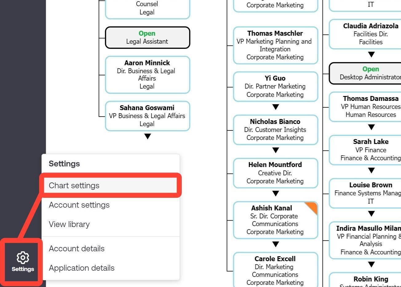 Export to Excel – OrgChart