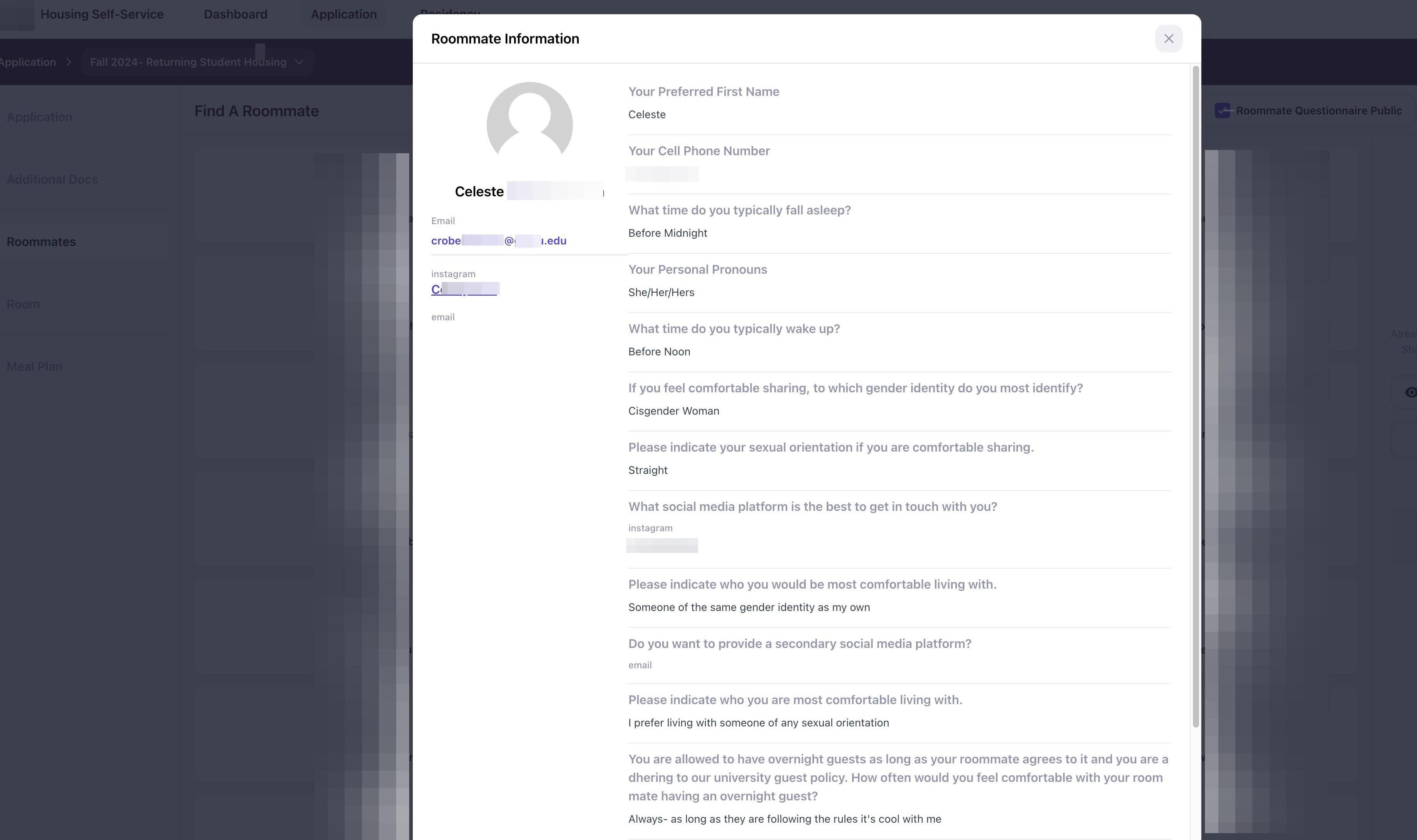 Find and Contact a Potential Roommate, for Students – Housing.cloud