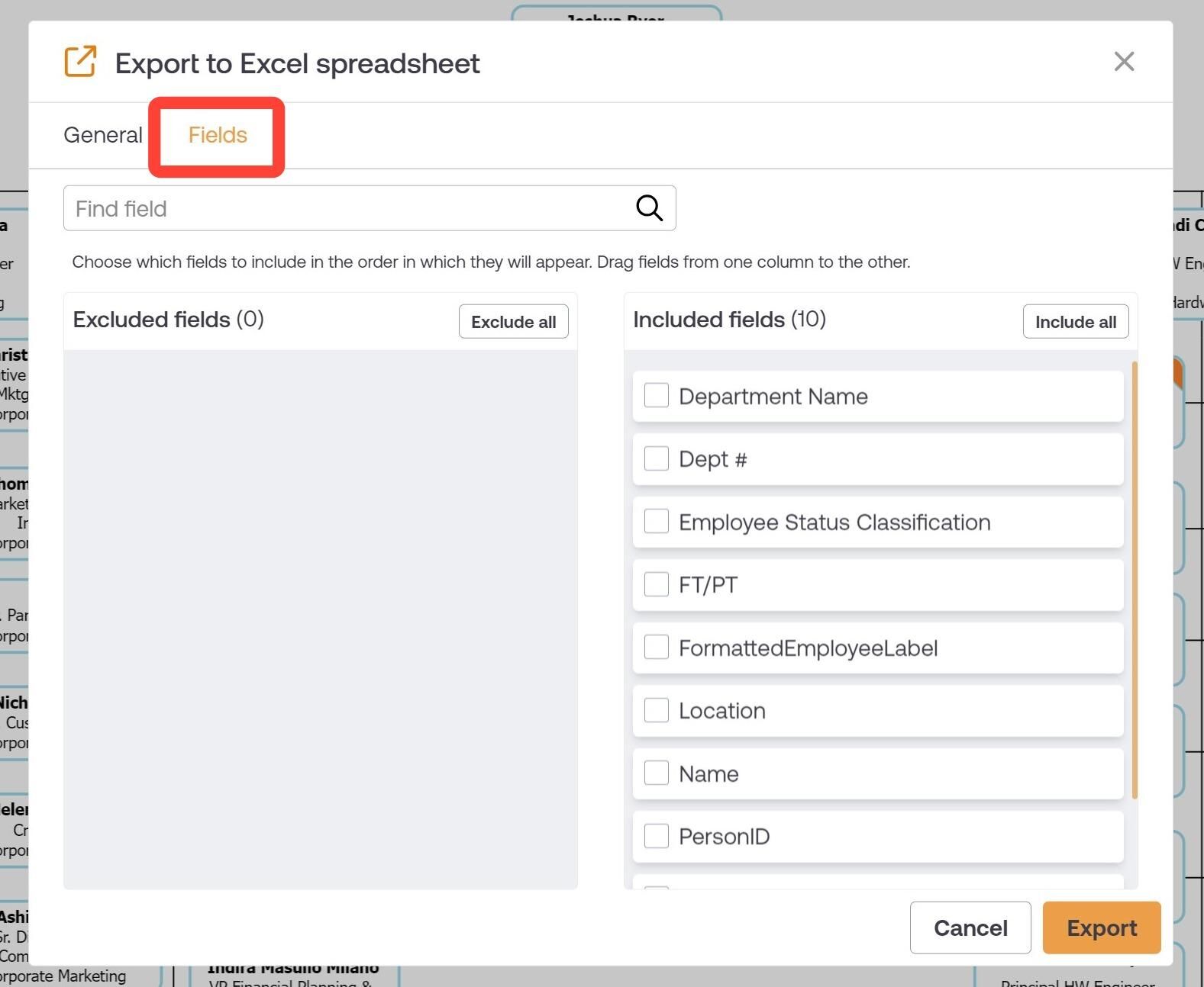 Admin tutorial 4: Exporting and sharing – OrgChart