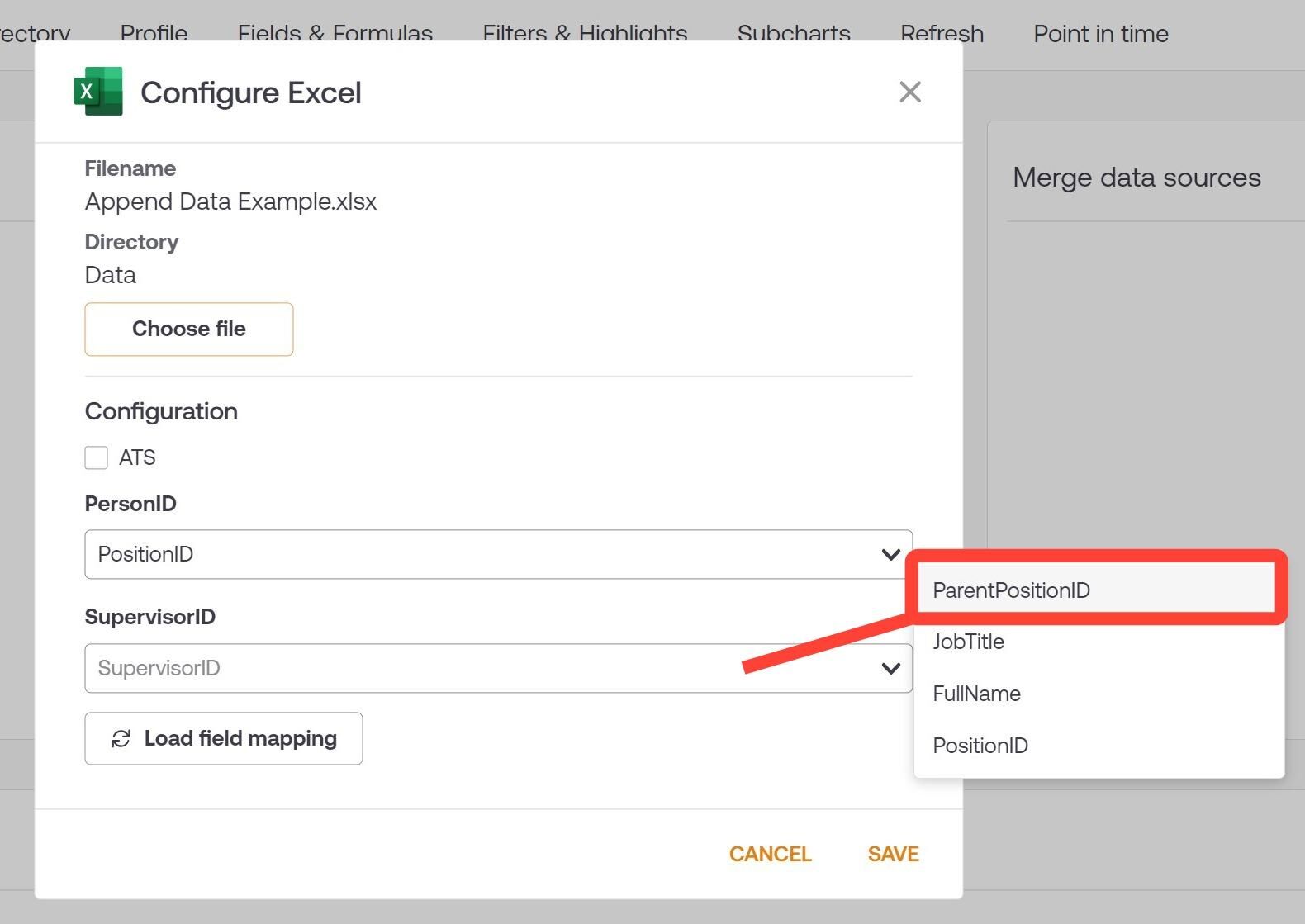 Excel/CSV – OrgChart