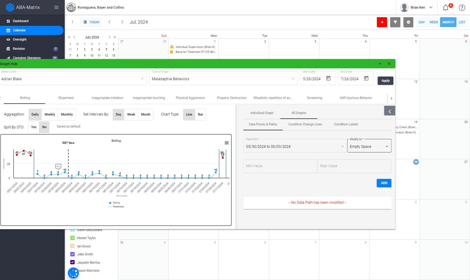 Guide to the Graph Hub Tool in ABA Matrix - ABA Matrix Knowledge Desk