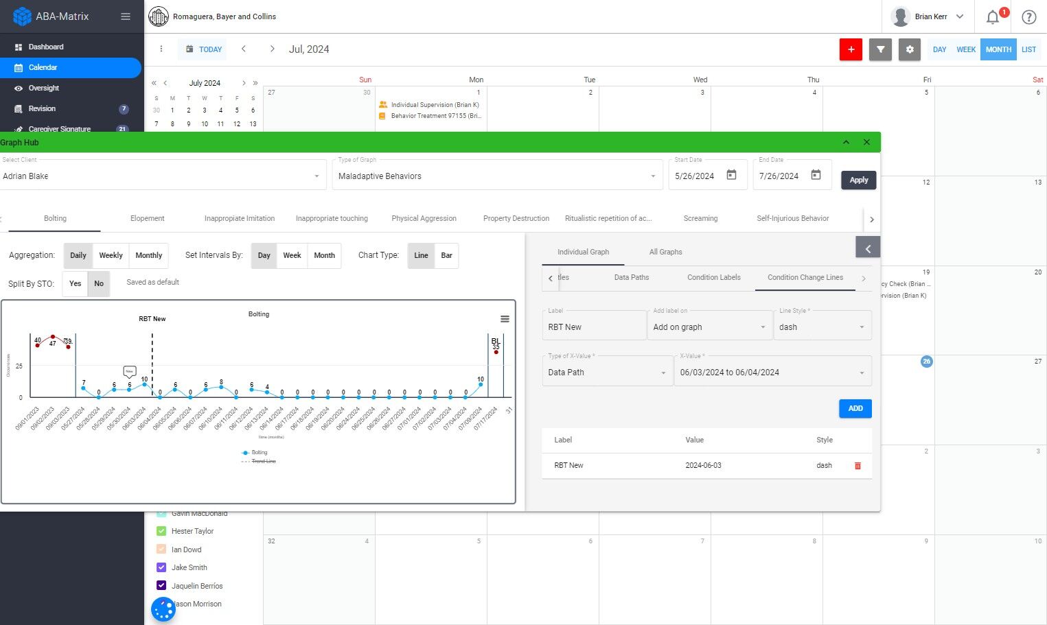 Guide to the Graph Hub Tool in ABA Matrix - ABA Matrix Knowledge Desk