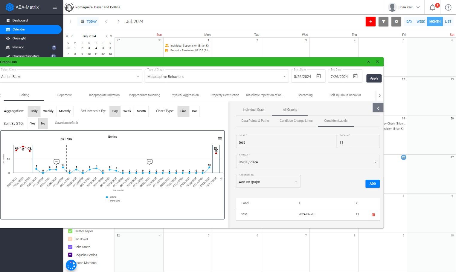 Guide to the Graph Hub Tool in ABA Matrix - ABA Matrix Knowledge Desk