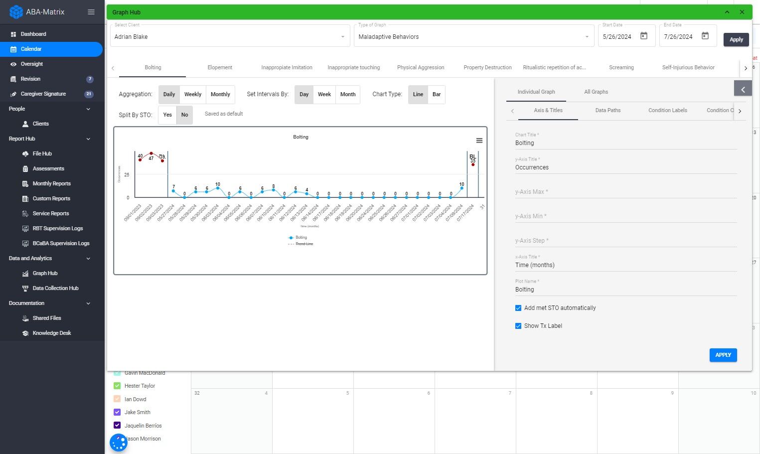 Guide to the Graph Hub Tool in ABA Matrix - ABA Matrix Knowledge Desk