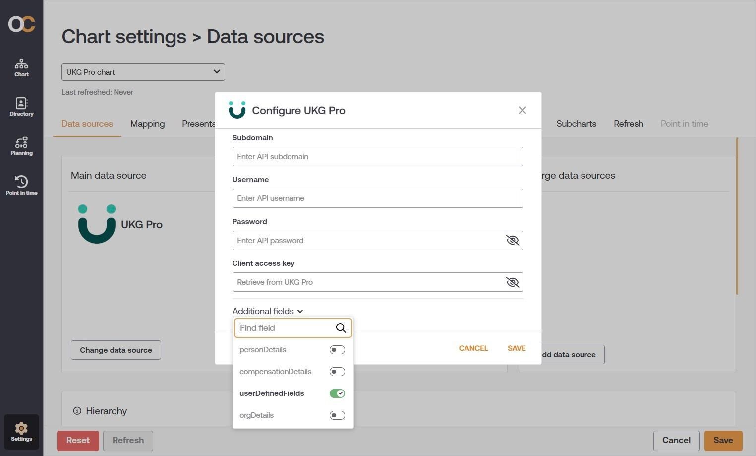 UKG Pro (API) – OrgChart