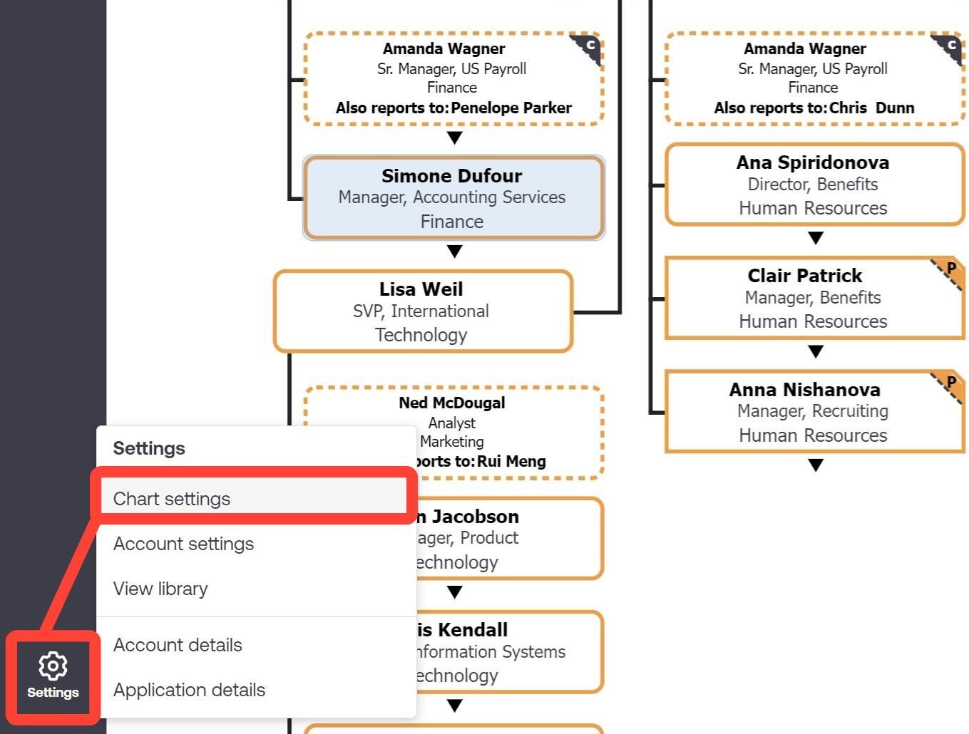 Profile – OrgChart