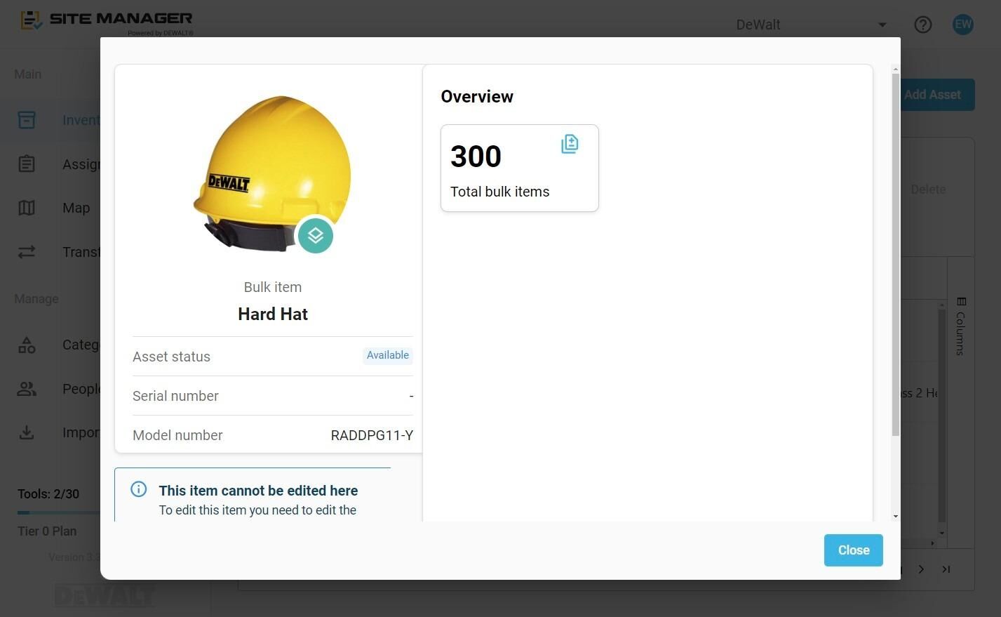 Create New Categories – DEWALT