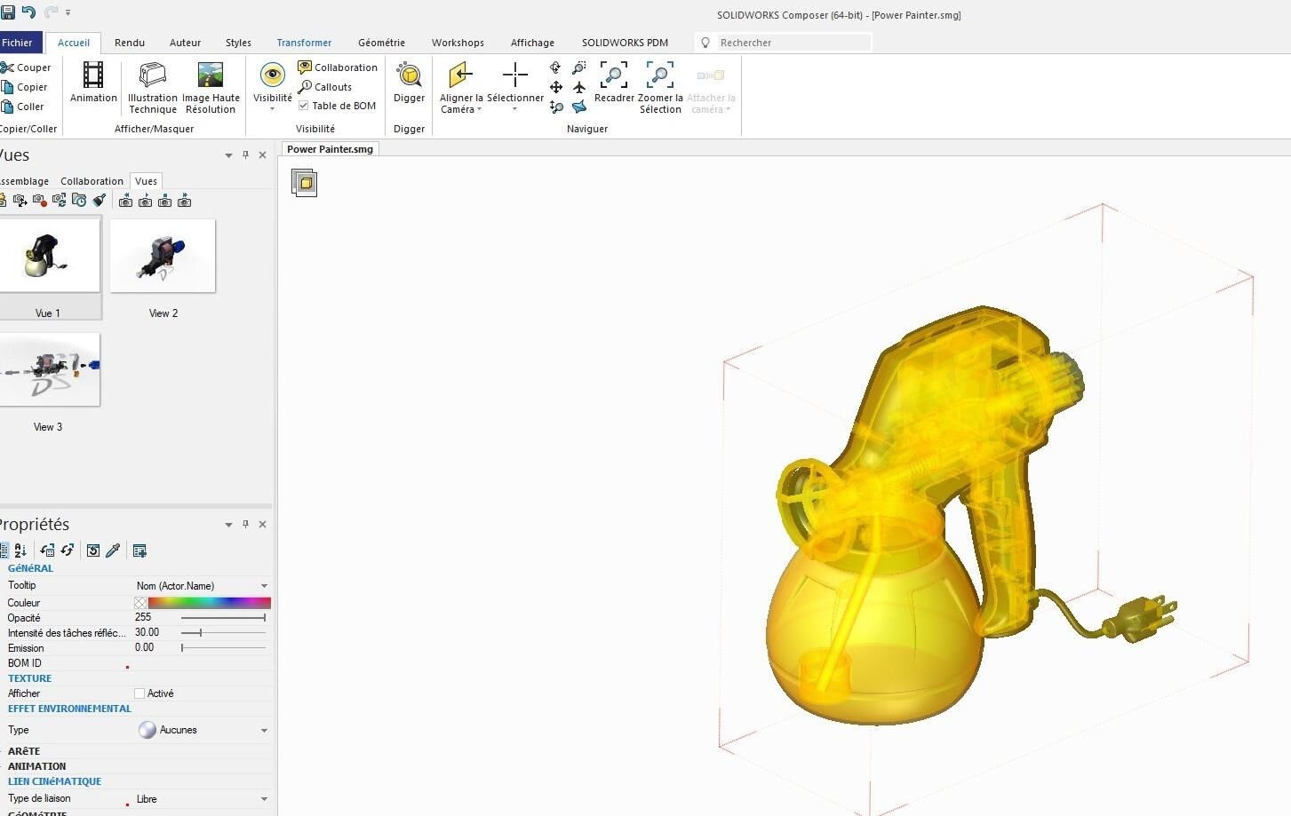 Générer une nomenclature interactive avec SOLIDWORKS Composer