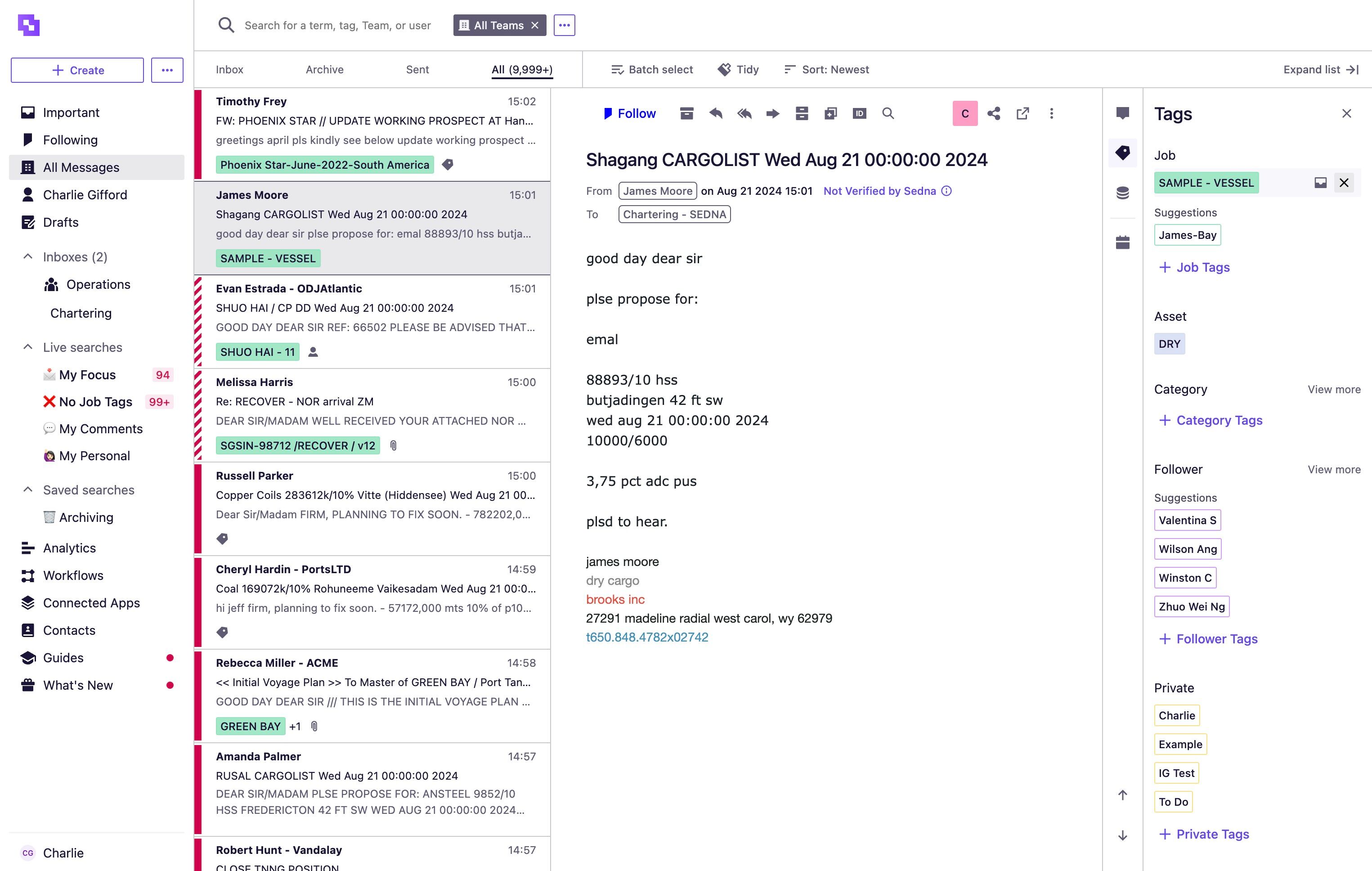 How to Apply Tags Manually – Sedna Help Centre