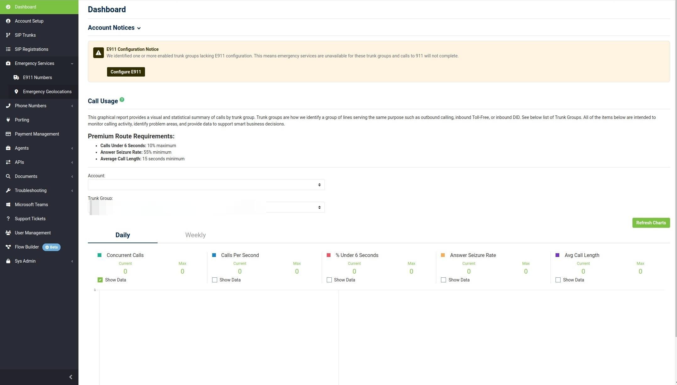 Adding Emergency Geolocations in Voxtelesys Portal | Voxtelesys