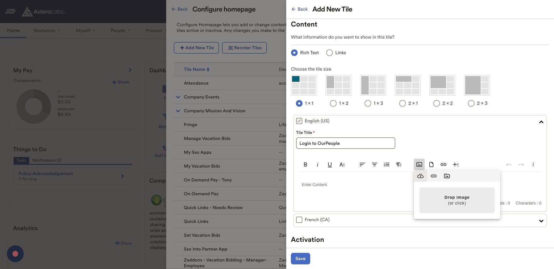 ADP Workforce Now - How to add a badge guide – OurPeople