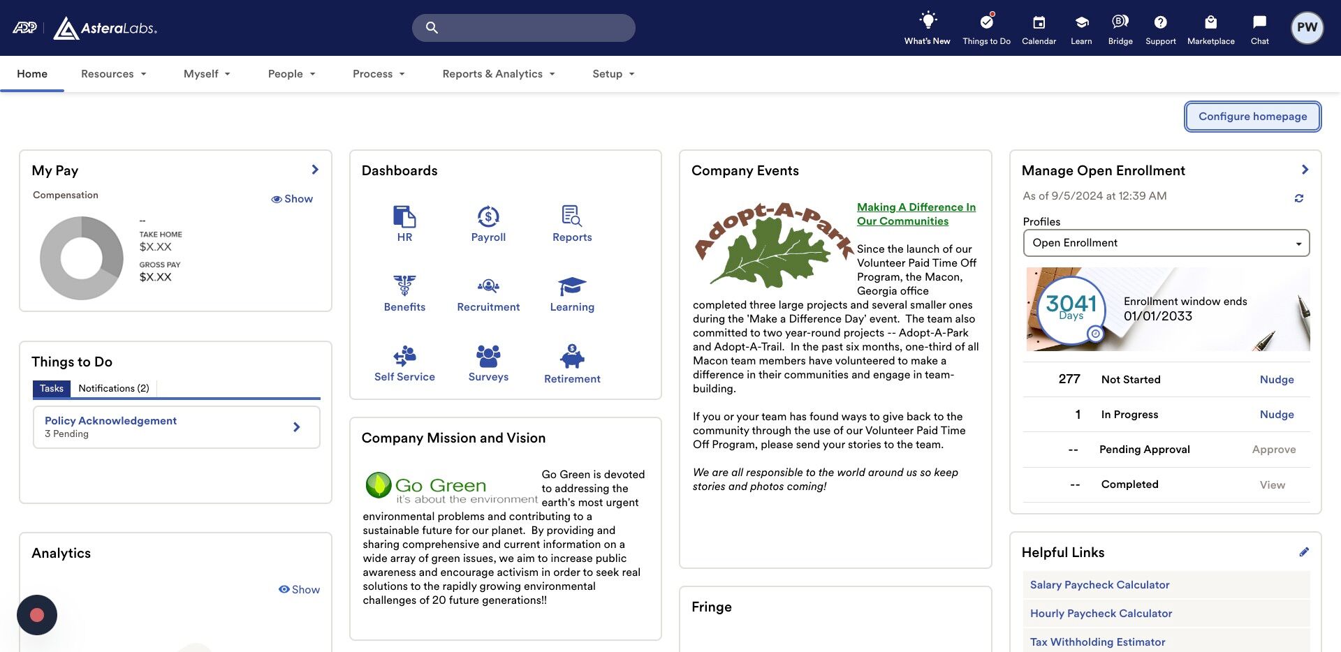 ADP Workforce Now - How to add a badge guide – OurPeople