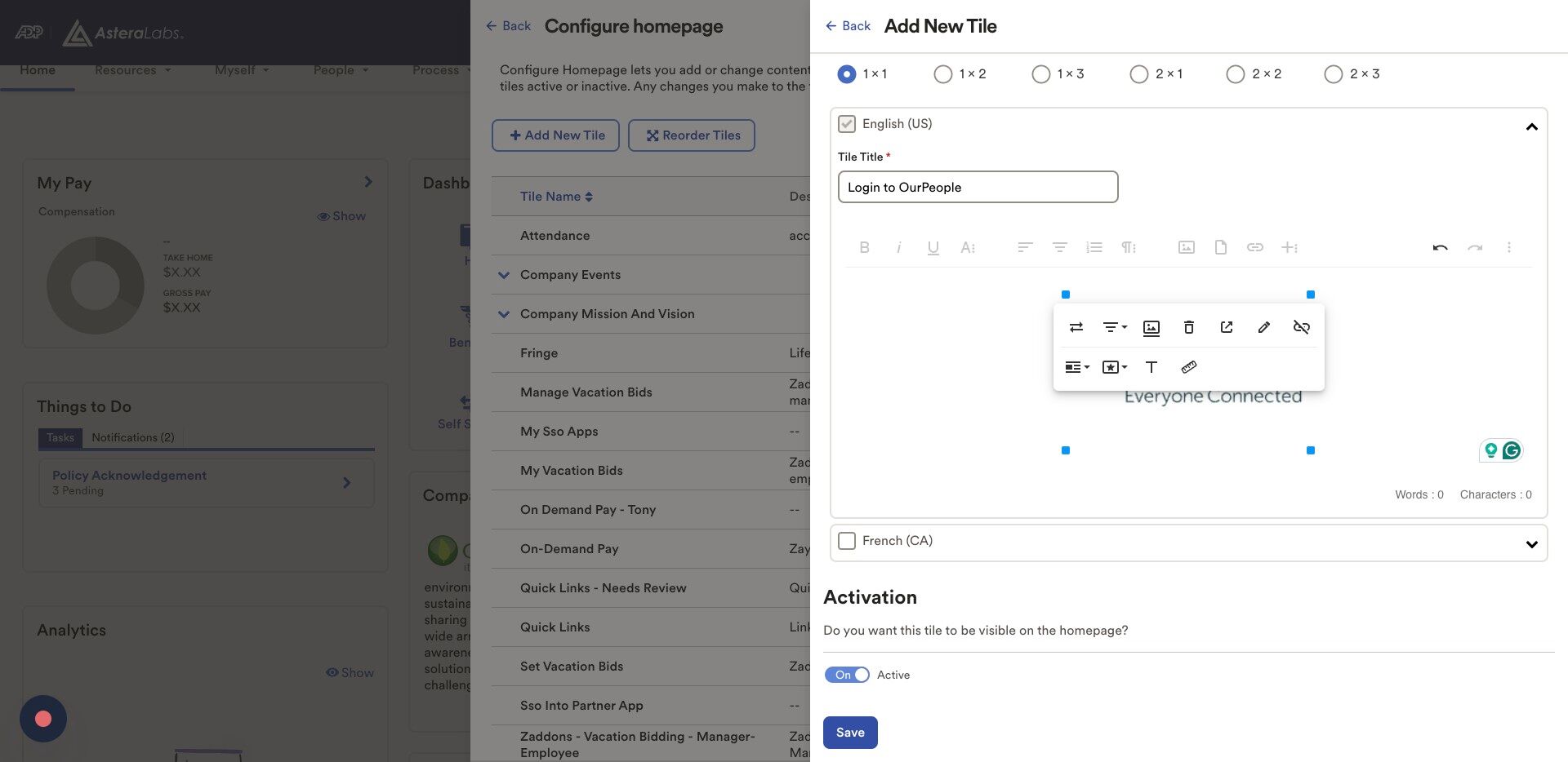 ADP Workforce Now - How to add a badge guide – OurPeople