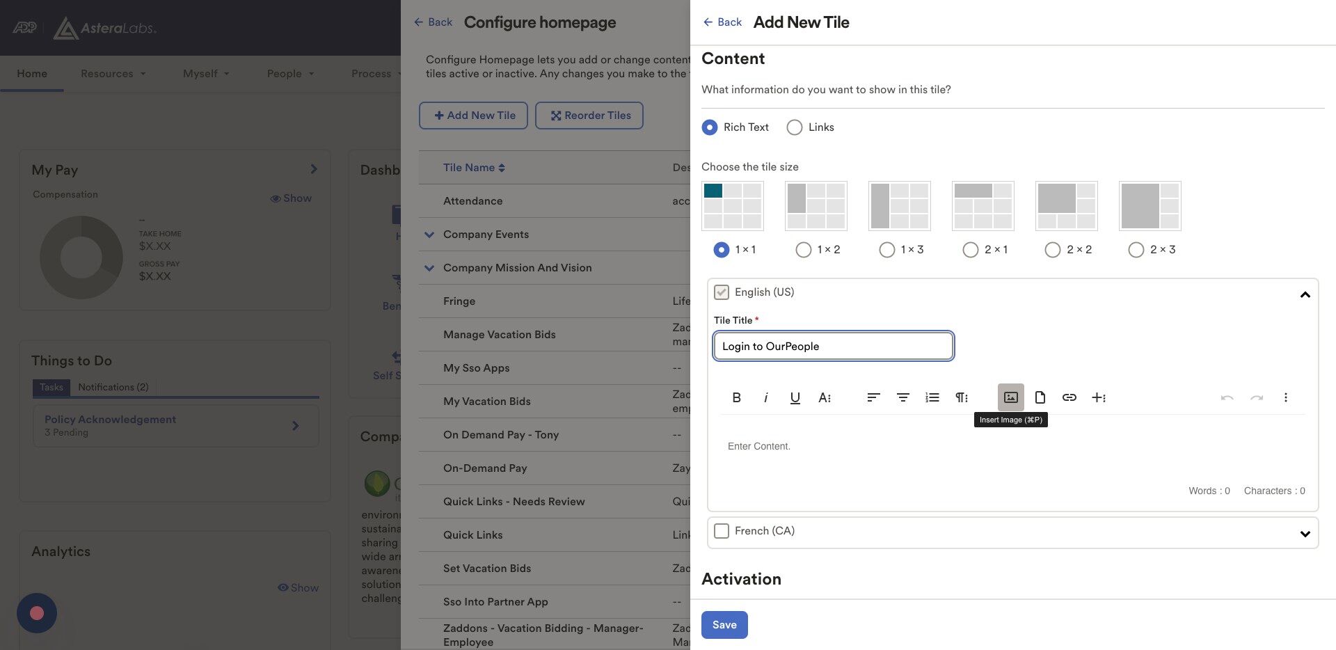 ADP Workforce Now - How to add a badge guide – OurPeople
