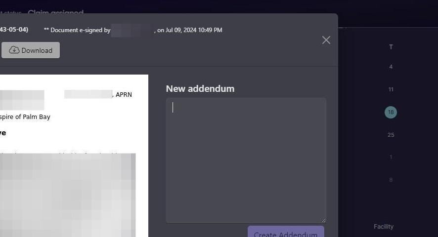 How to Add an Addendum to a Progress Note