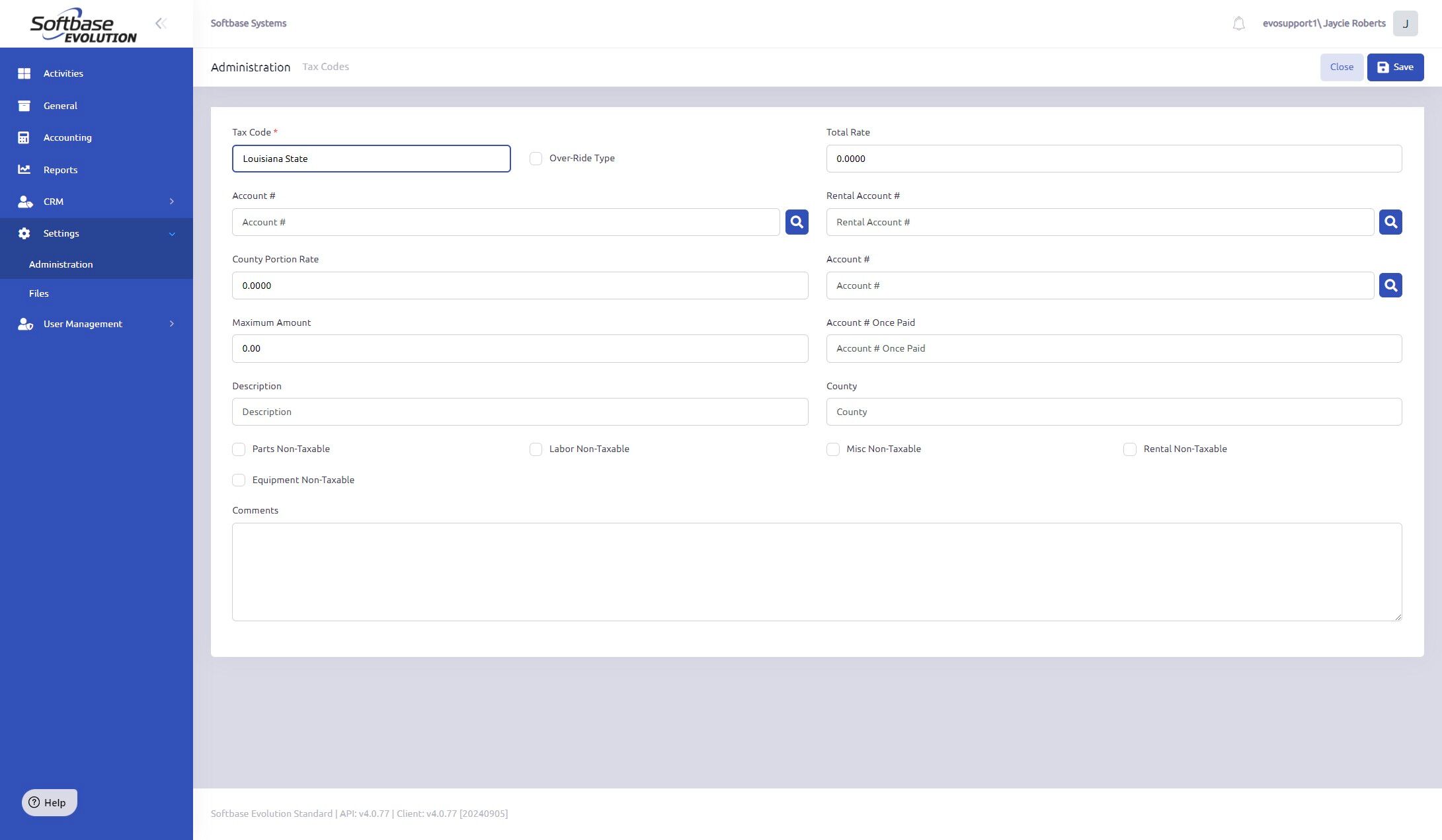How to Add a Standard Tax Code and Assign to a Customer