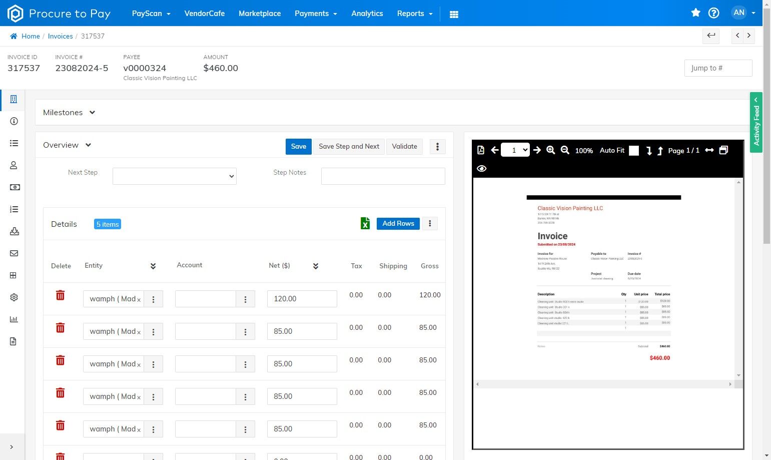 Complete an Invoice in Yardi Procure to Pay (P2P) – Thrive Communities