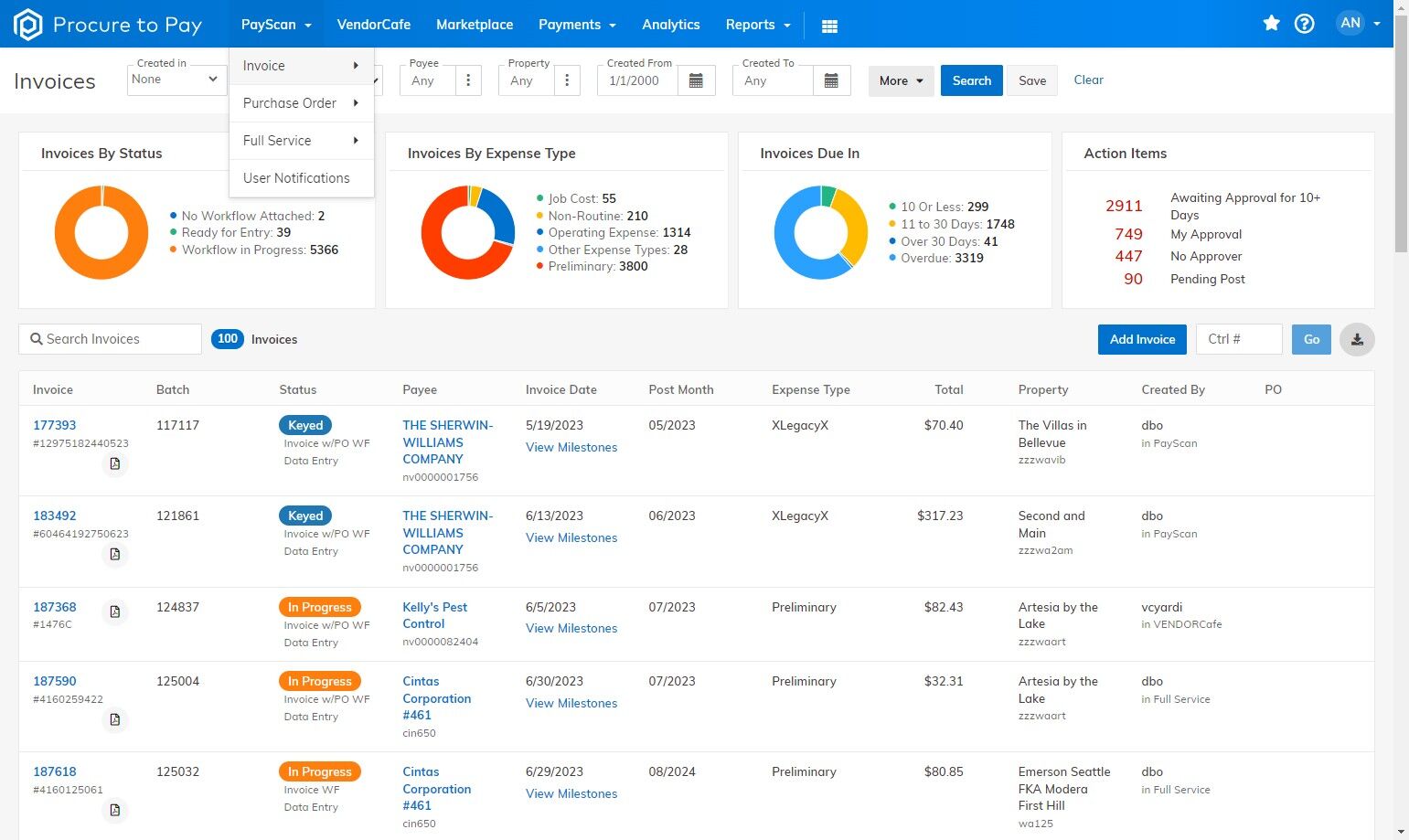 Complete an Invoice in Yardi Procure to Pay (P2P) – Thrive Communities
