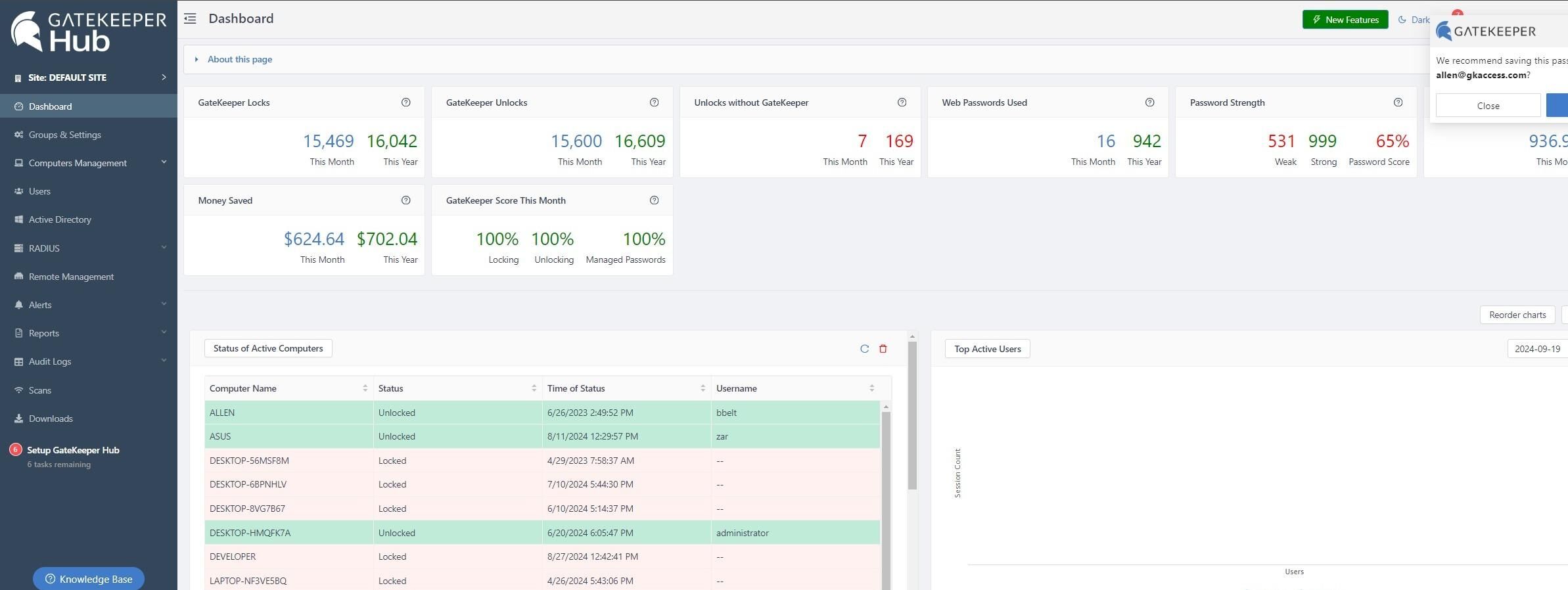 Kiosk Mode for GateKeeper. – GateKeeper