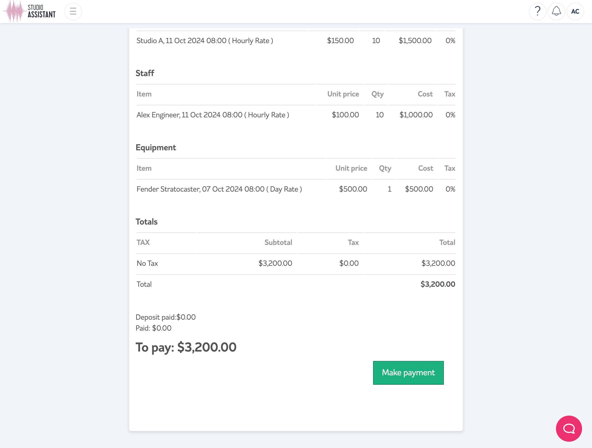 Paying Invoices in Studio Assistant - Label Handbook