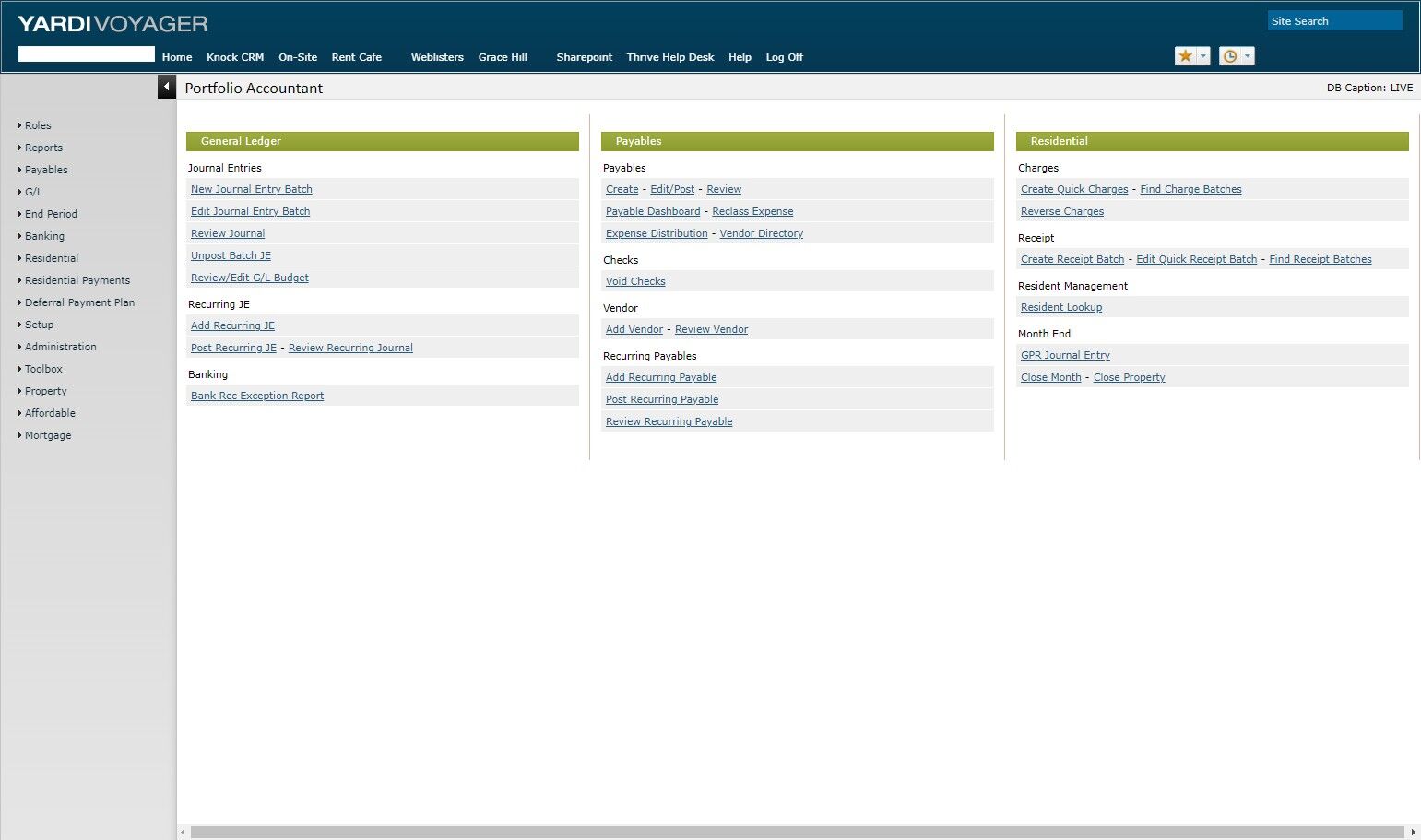 Create Reporting Packet and Schedule Event in Yardi – Thrive Communities