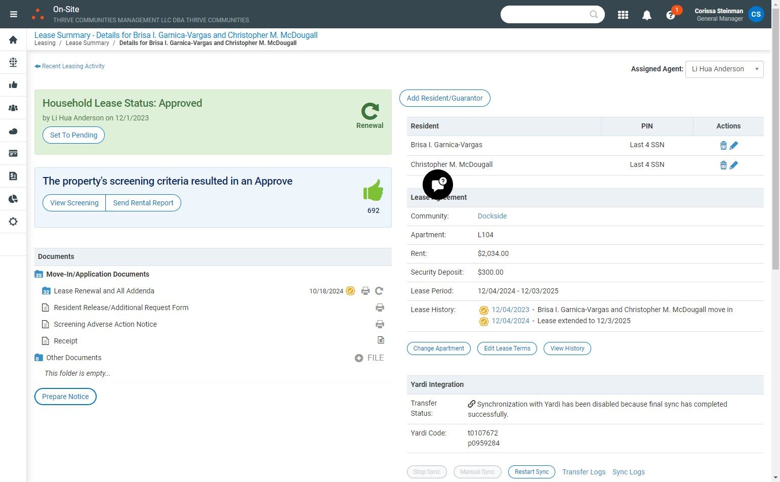 How to Generate a Notice to Vacate (NTV) Form in On-Site – Thrive ...
