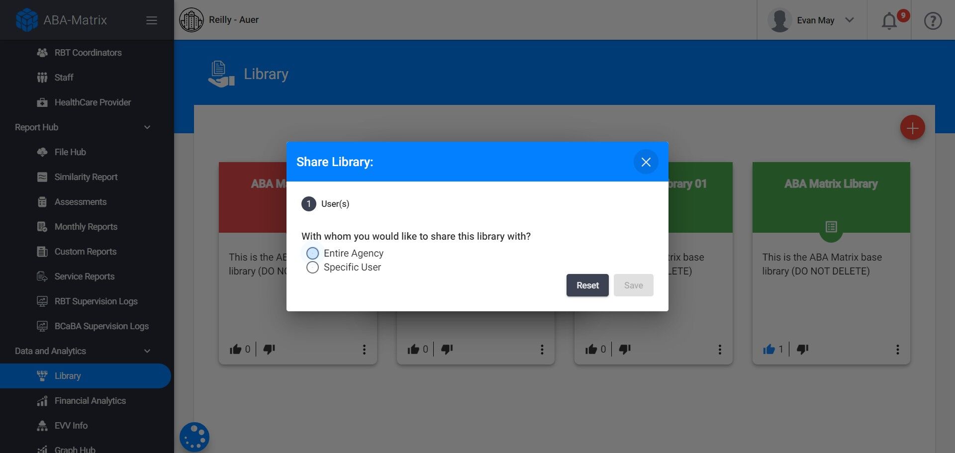 How to use the Behavior and Program Libraries from administrative ...