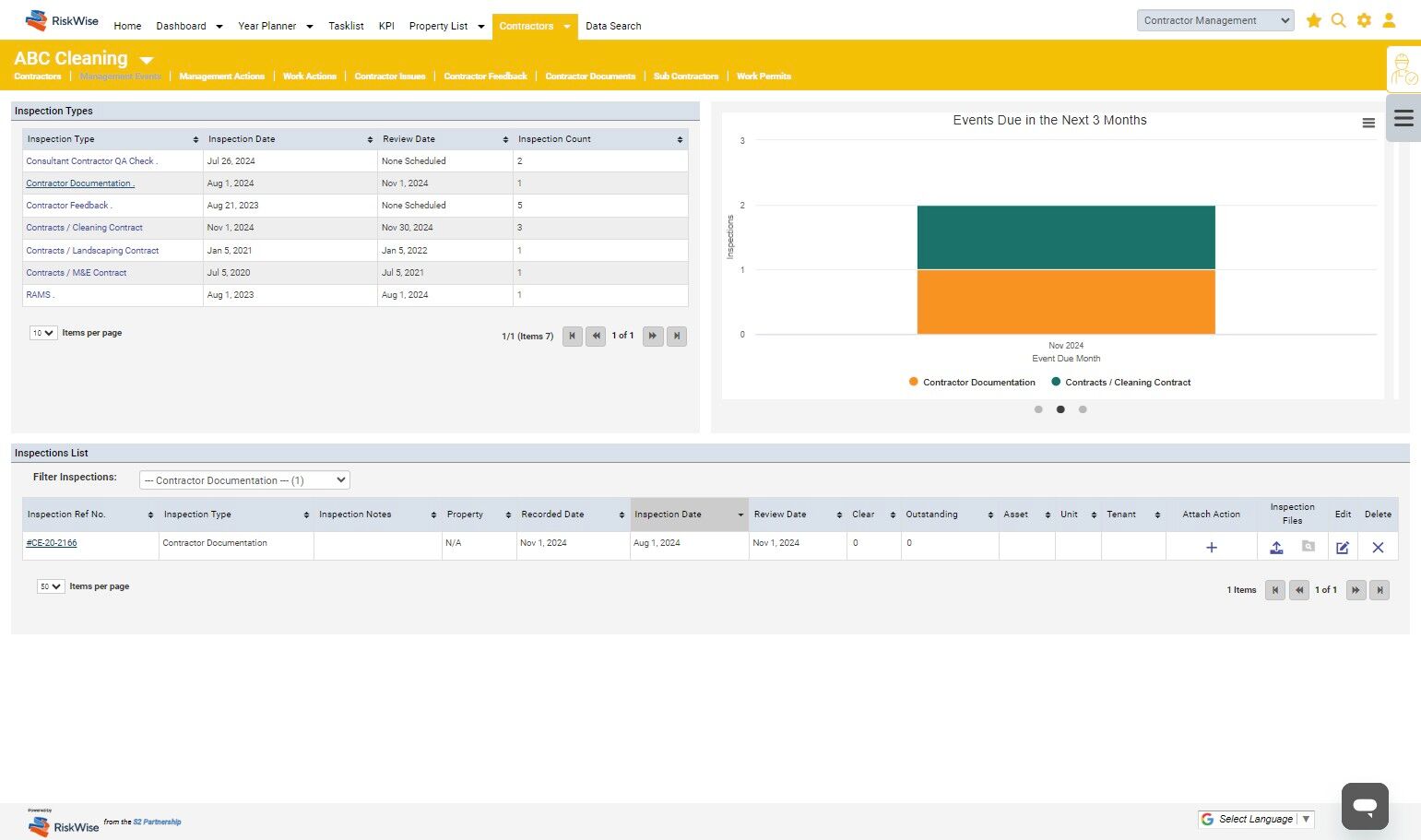 Updating Contractor Documentation in S2 RiskWise – RiskWise Software Support