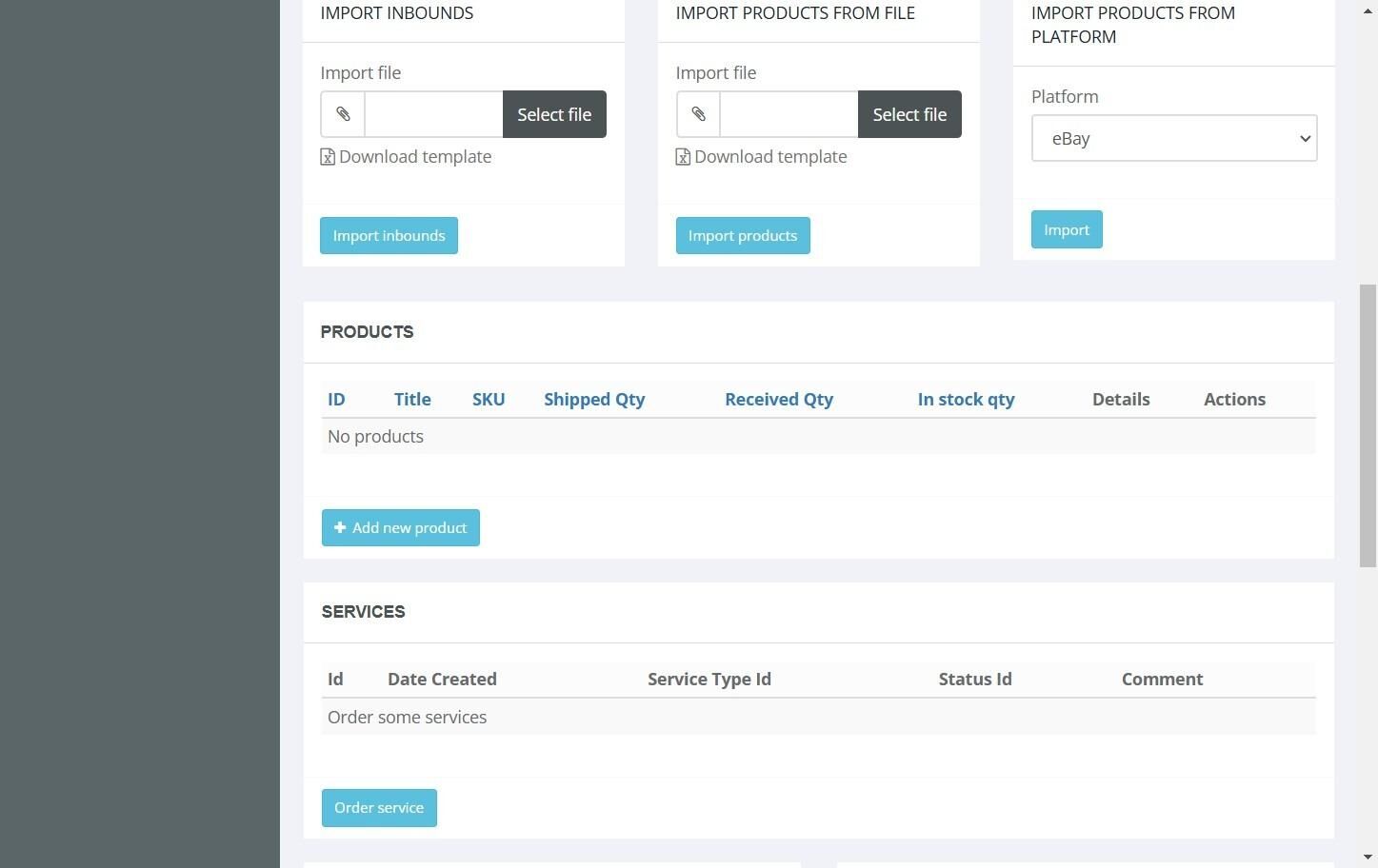 Add Inbound Shipments Extended - Guide