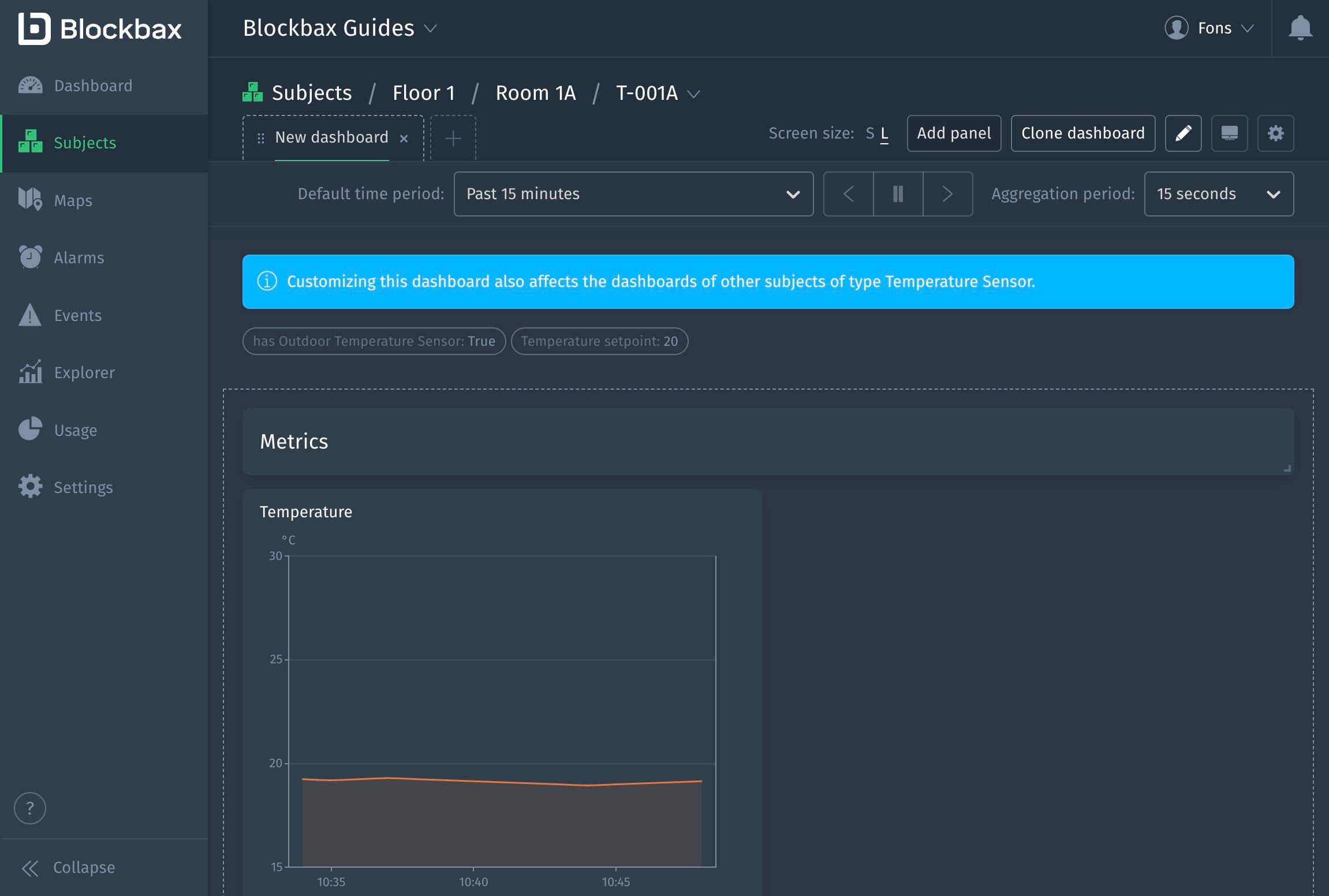 Using the conditional | Blockbax