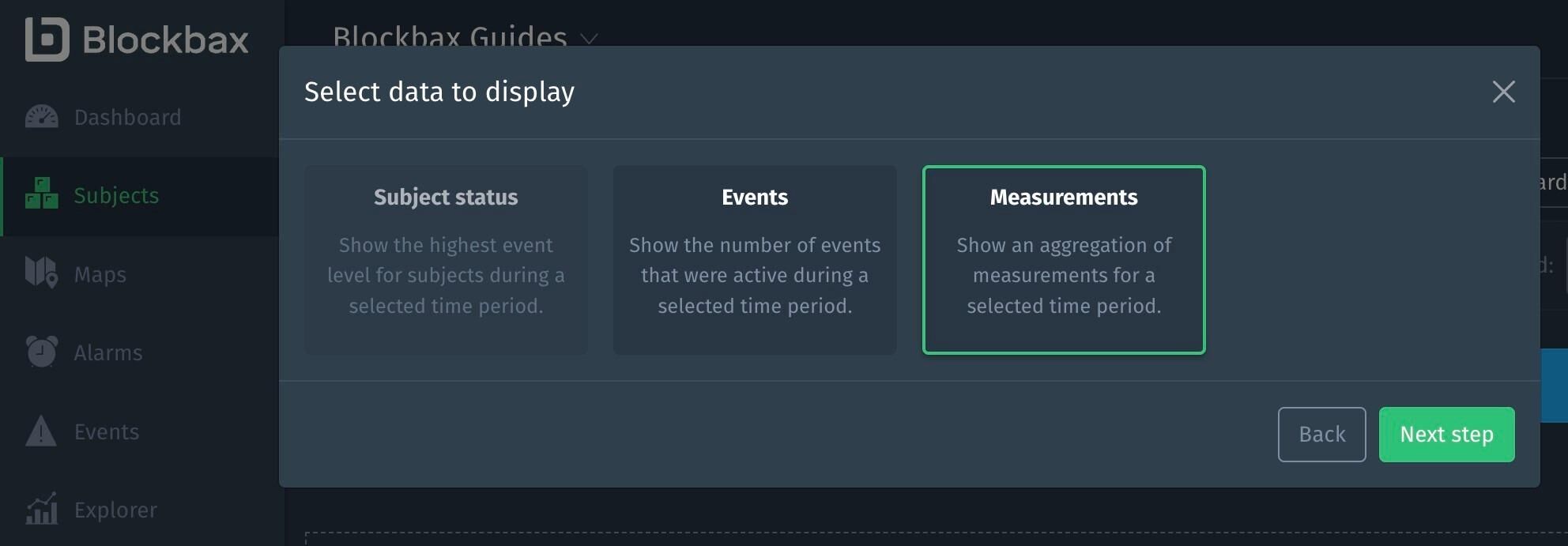 Using the conditional | Blockbax