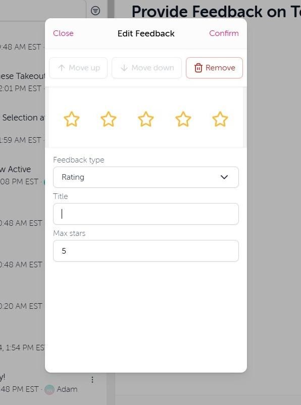 OurPeople Assistant: Feedback Block – OurPeople