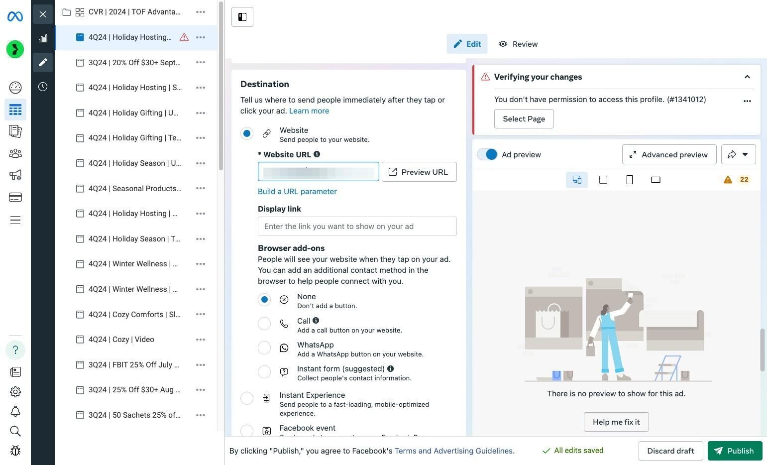 Activating your Paid Storefronts in Meta Ads manager – Black Crow AI