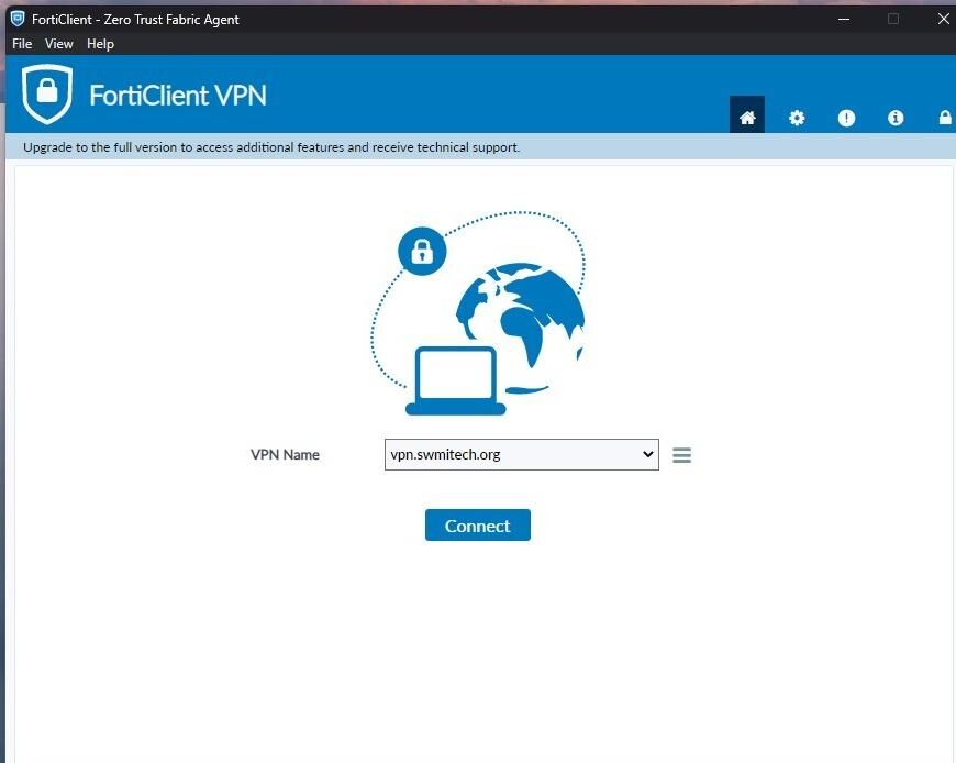 VPN Access - FortiClient | SW MiTech Wiki