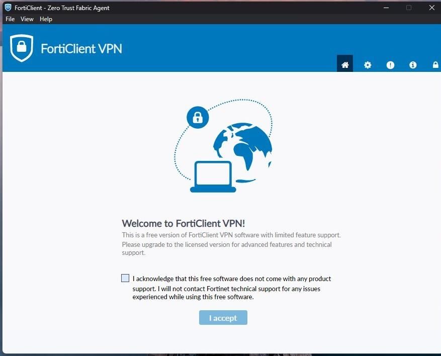 VPN Access - FortiClient | SW MiTech Wiki